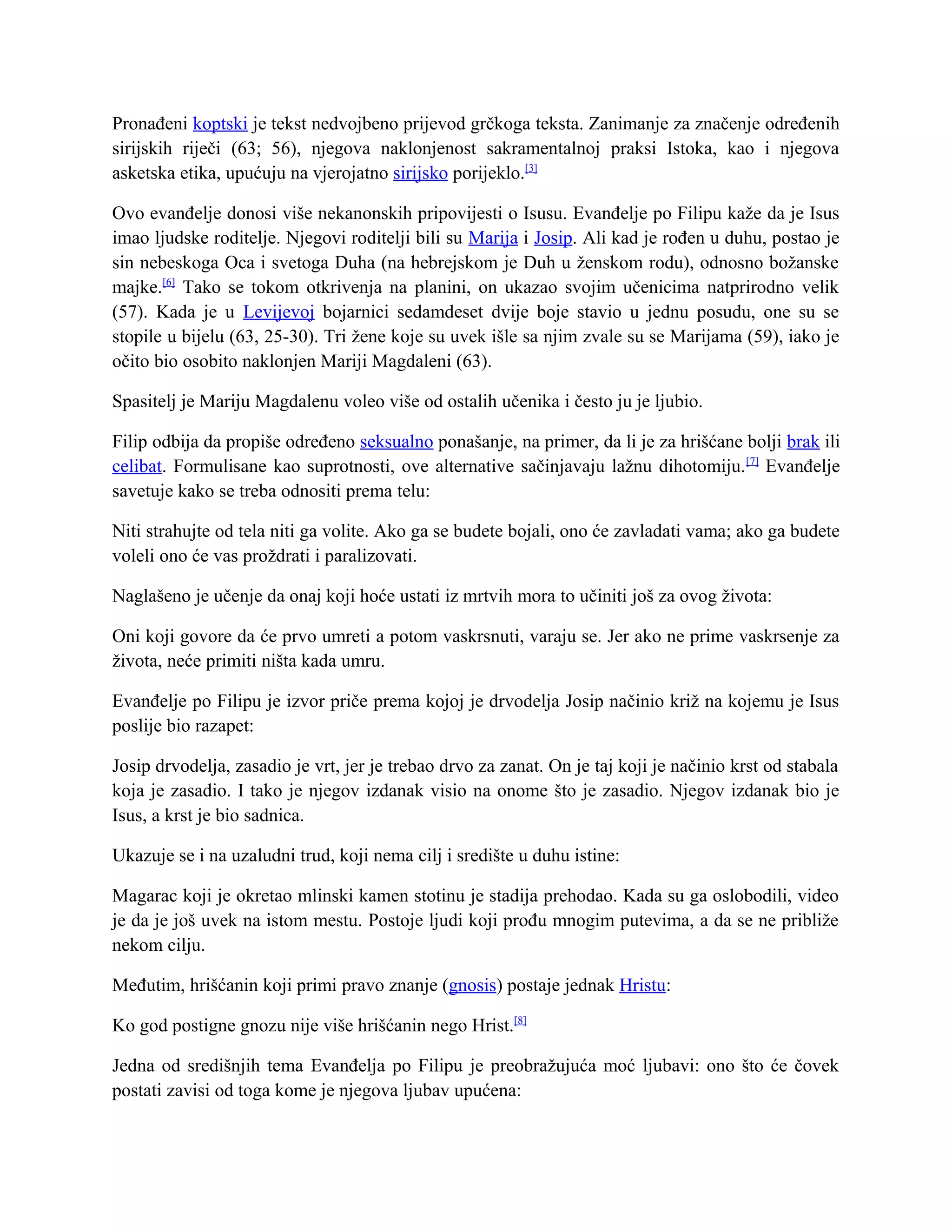Evanđelje po filipu | DOC