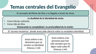 EVANGELIO DE MARCOS-NUEVO TESTAMENTO BIBLIA | PPTX