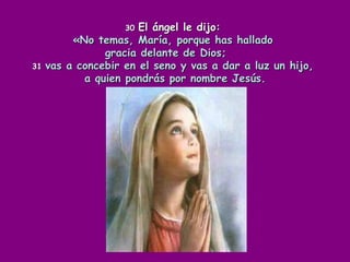Evangelio san lucas 1, 26 38 | PPS