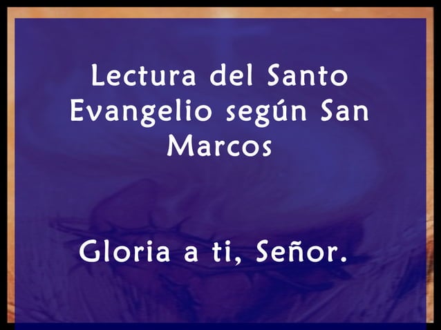 Evangelio san marcos 12, 28 34 | PPS