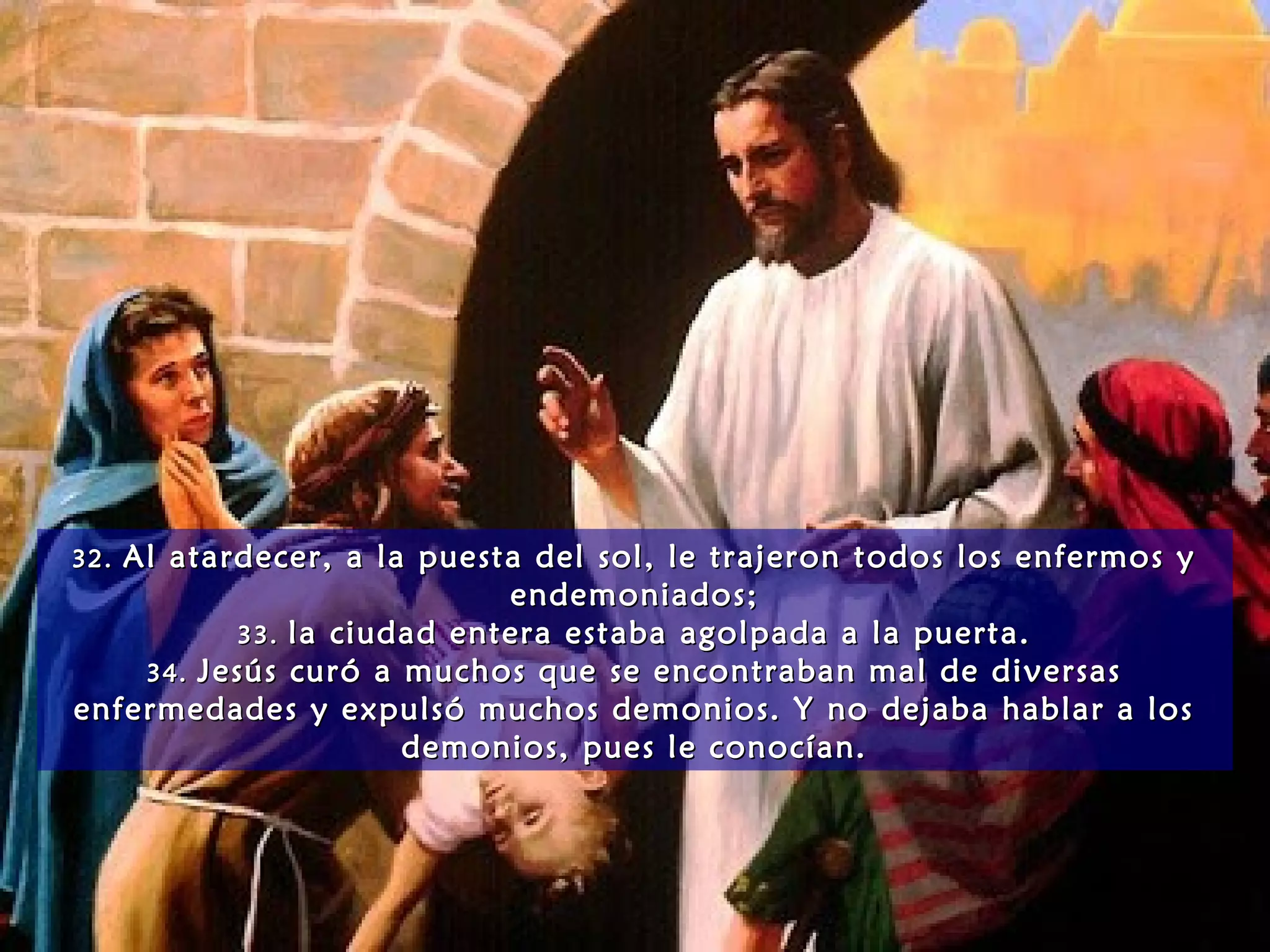Evangelio san marcos 1, 29 39 | PPT