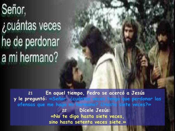 Evangelio san mateo 18, 21 35