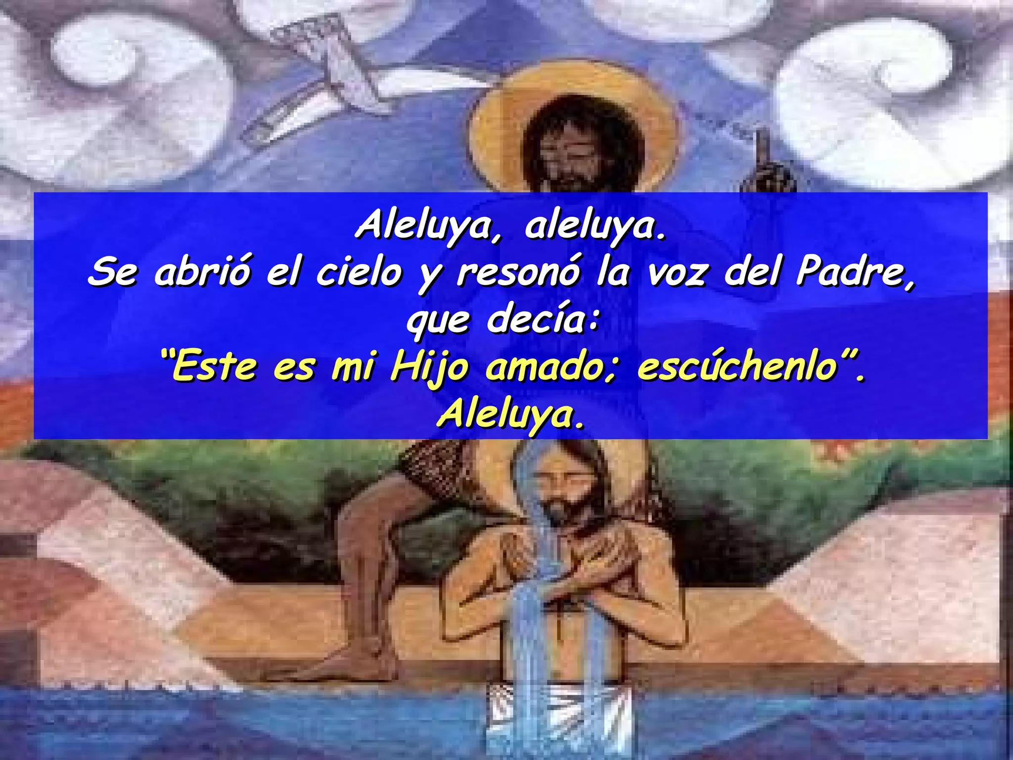 Evangelio san mateo 3, 13 17 | PPS