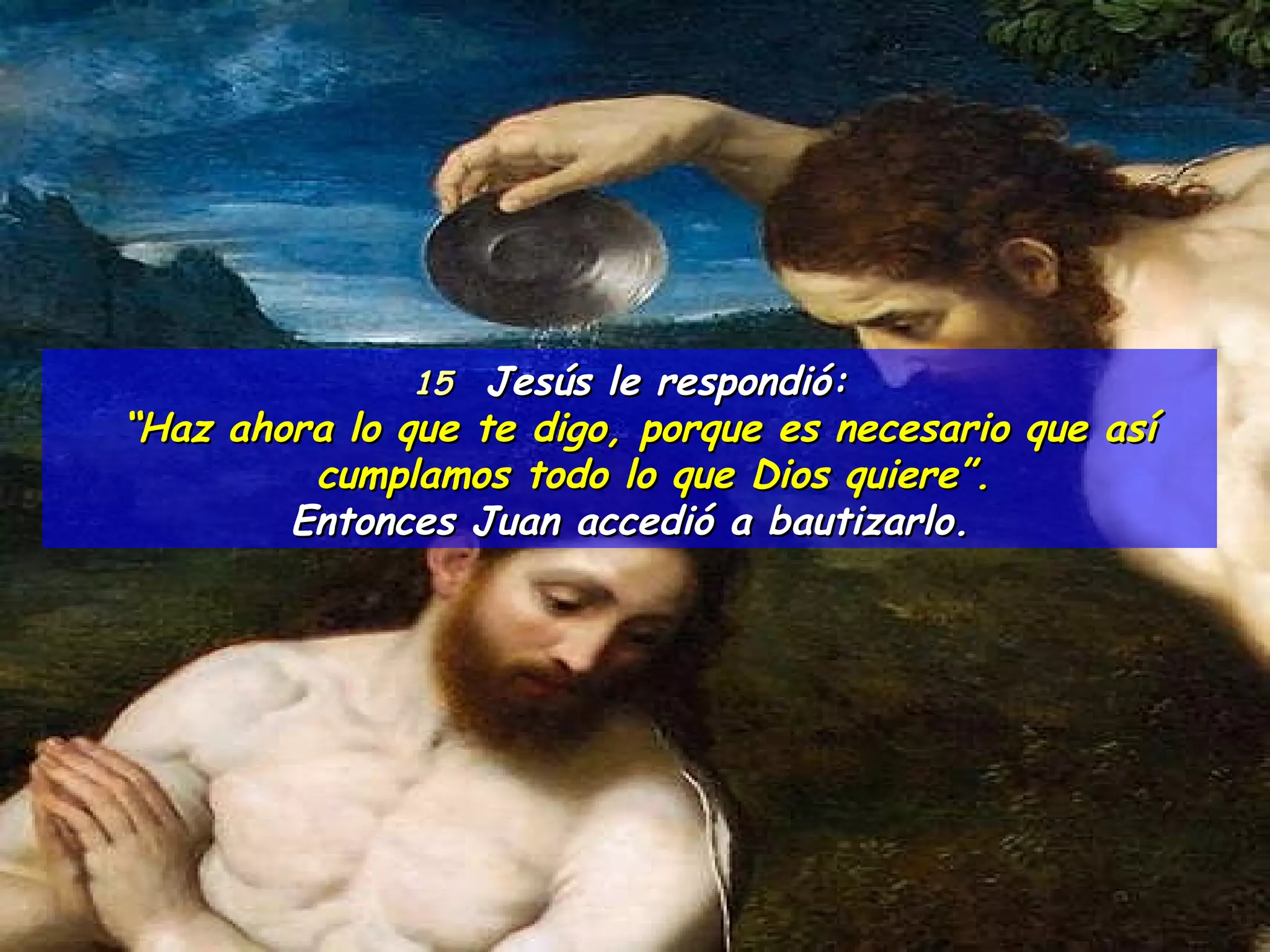 Evangelio san mateo 3, 13 17 | PPT