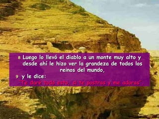 Evangelio san mateo 4, 1 11 | PPS