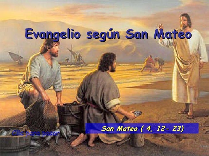 Evangelio Segun San Mateo