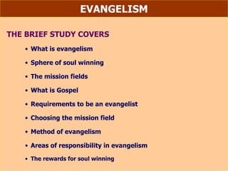Evangelism | PPT