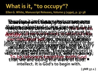 To Be Laborers Together With God | PPT