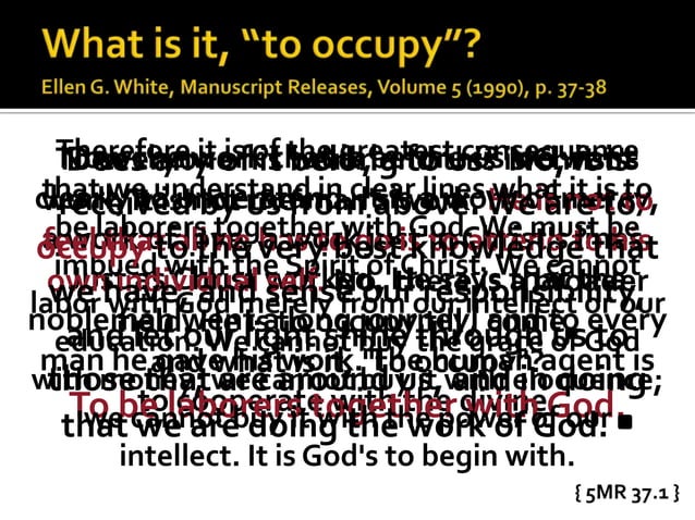 To Be Laborers Together With God | PPT