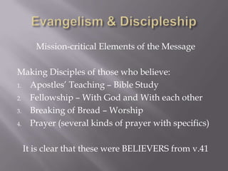 Evangelism and discipleship | PPTX