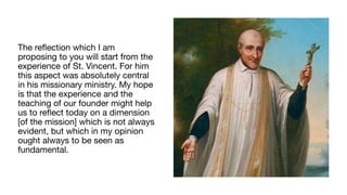 Evangelization in the footsteps of Saint Vincent de Paul | PDF