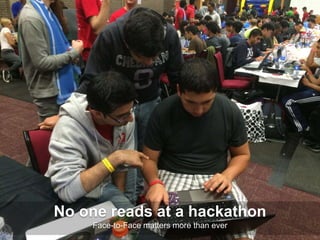Evangelizing Your "Thing" At Hardware Hackathons | PPT