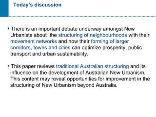 Optimizing Urban Structure: Toward an Integrated New Urbanist Model ...