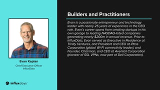 Evan Kaplan [InfluxData] | Builders and Practitioners | InfluxDays 2022 ...
