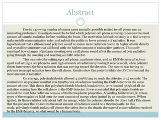 The Effects of Beta Radiation on Polymers | PPTX
