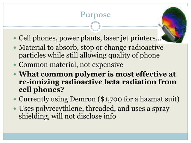 The Effects of Beta Radiation on Polymers | PPT
