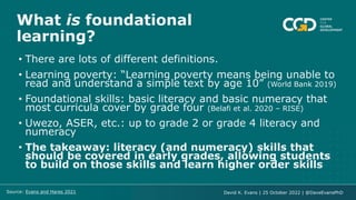 Foundational Learning: What It Is, Why It Matters, and How To Get It | PDF