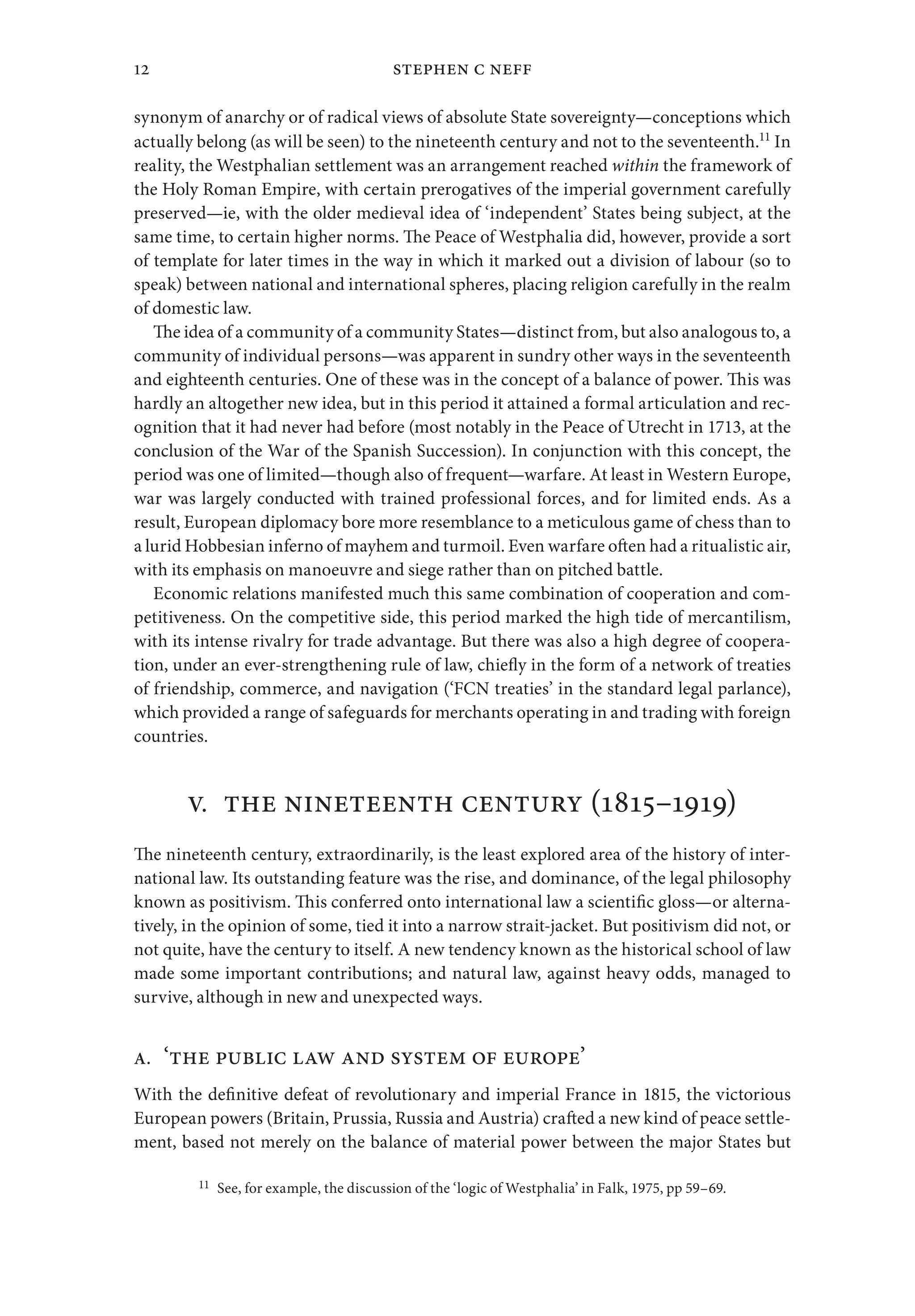 Stephen C. Neff - A Short History of International Law | PDF