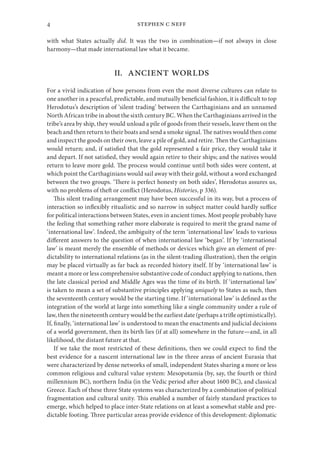 Stephen C. Neff - A Short History of International Law | PDF