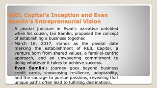 Evan Samlin's Entrepreneurial Journey is Defined by a Fusion of ...