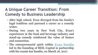 Evan Samlin's Extraordinary Journey: From Early Life to Comedy ...