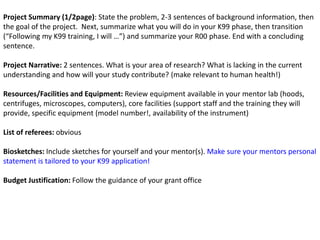 K99/R00 Awards - Pathways to Independence | PDF | Brain and Nervous ...