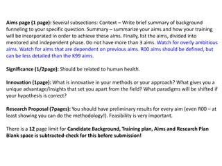 K99/R00 Awards - Pathways to Independence | PDF | Brain and Nervous ...