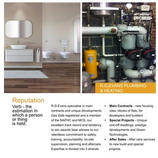 Evans group - Plumbing and Heating | PDF