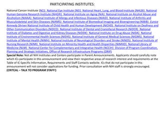 Considerations in Applying for a K99 Award: the NIH "Pathway to ...