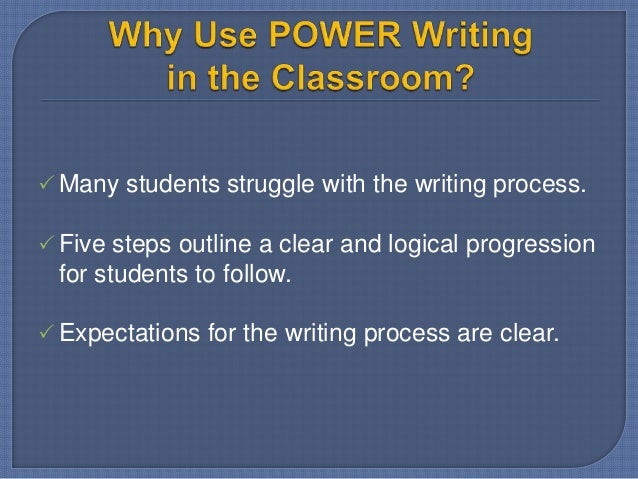 Evans - POWER Writing
