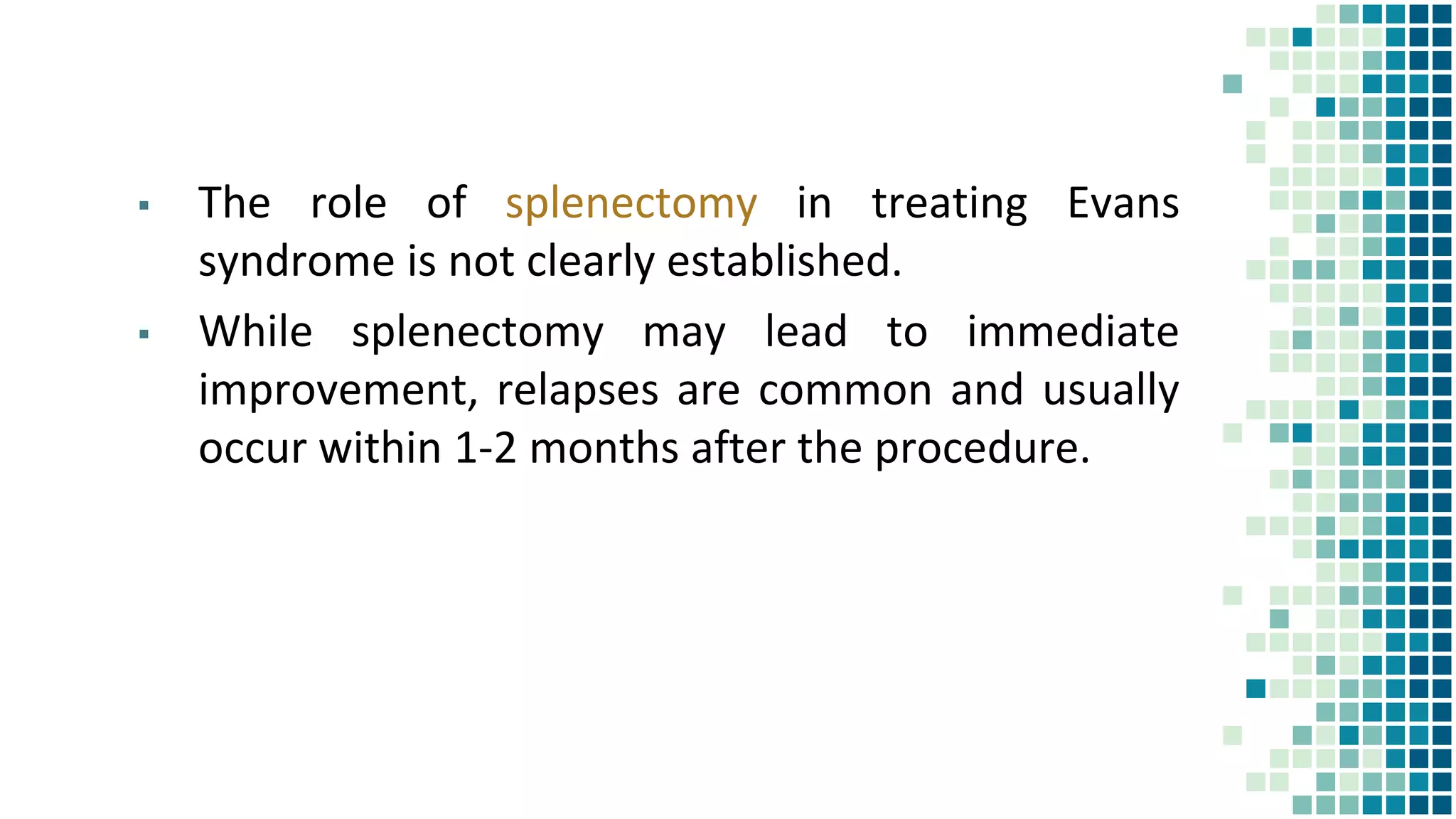 Evans syndrome | PPTX
