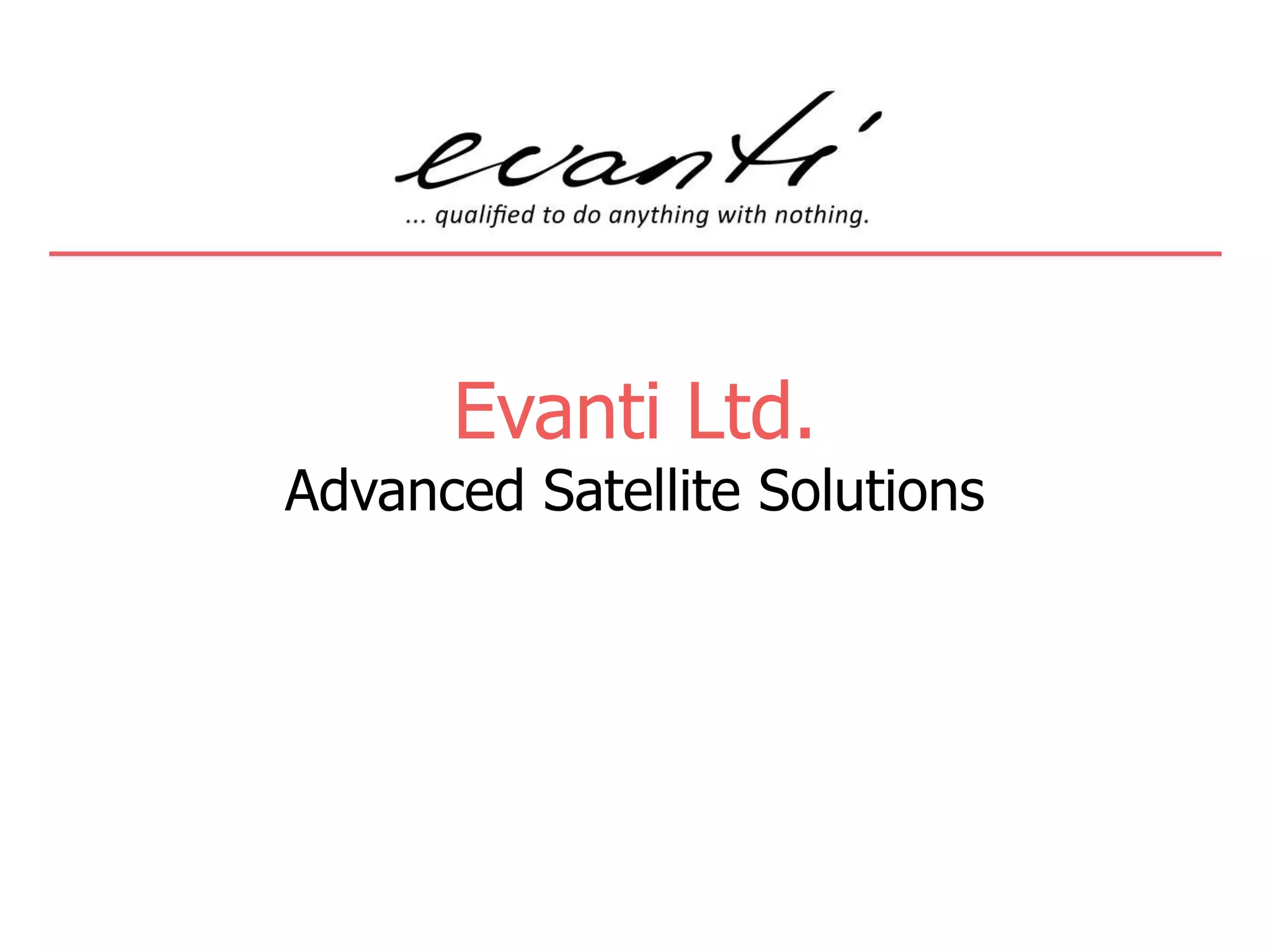 Evanti presentation | PPTX | Cloud Computing | Internet