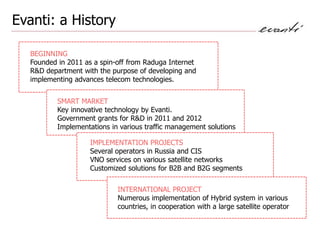 Evanti presentation | PPTX | Cloud Computing | Internet
