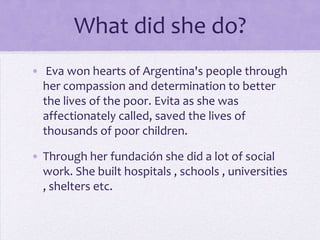 Eva Peron | PPTX