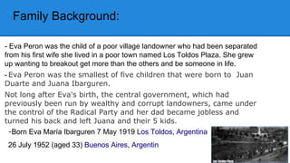 Eva Peron PowerPoint Per:1 | PDF
