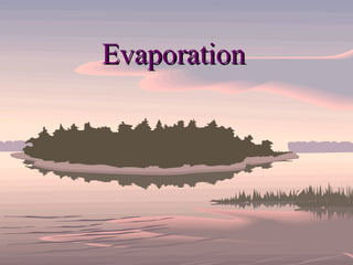 Evaporaion | PPT