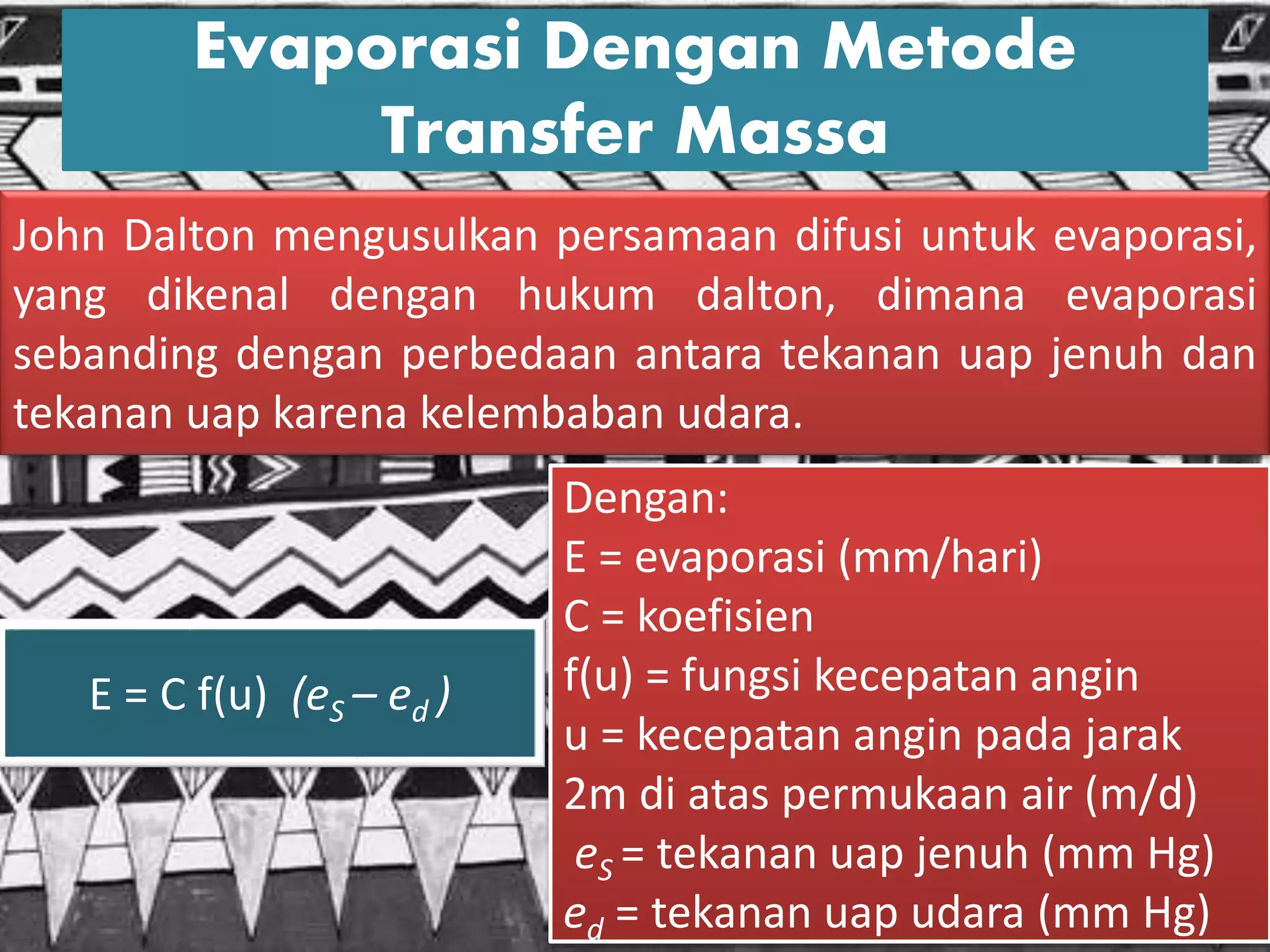 Evaporasi (Penguapan) | PPTX