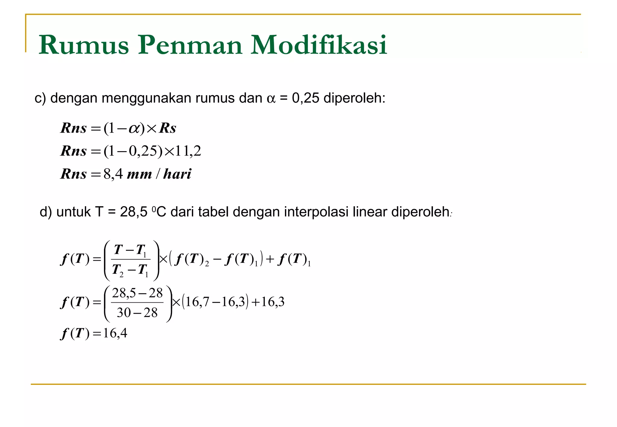 Evaporasi, transpirasi, evapotranspirasi | PPT