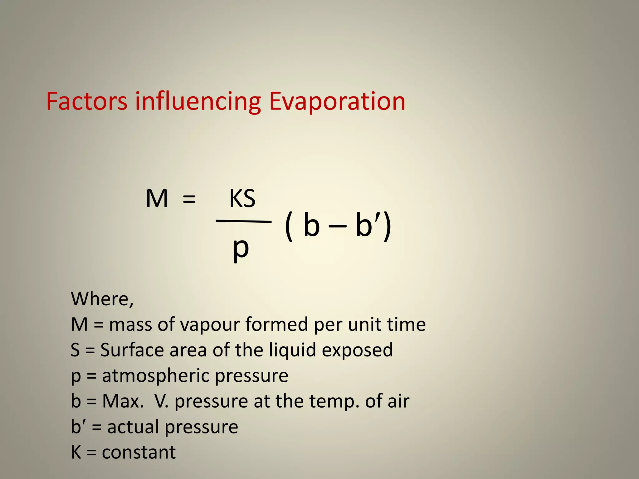 Evaporation 1-1 | PPTX
