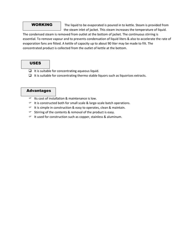 Evaporation - Pharmaceutical Engineering 1st