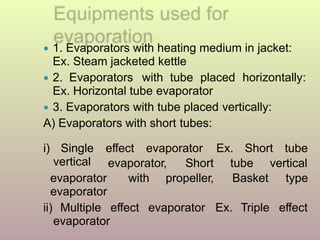 Pharmaceutical Engineering: Evaporation | PDF