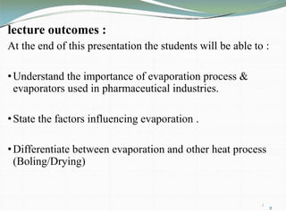 Evaporation | PPTX
