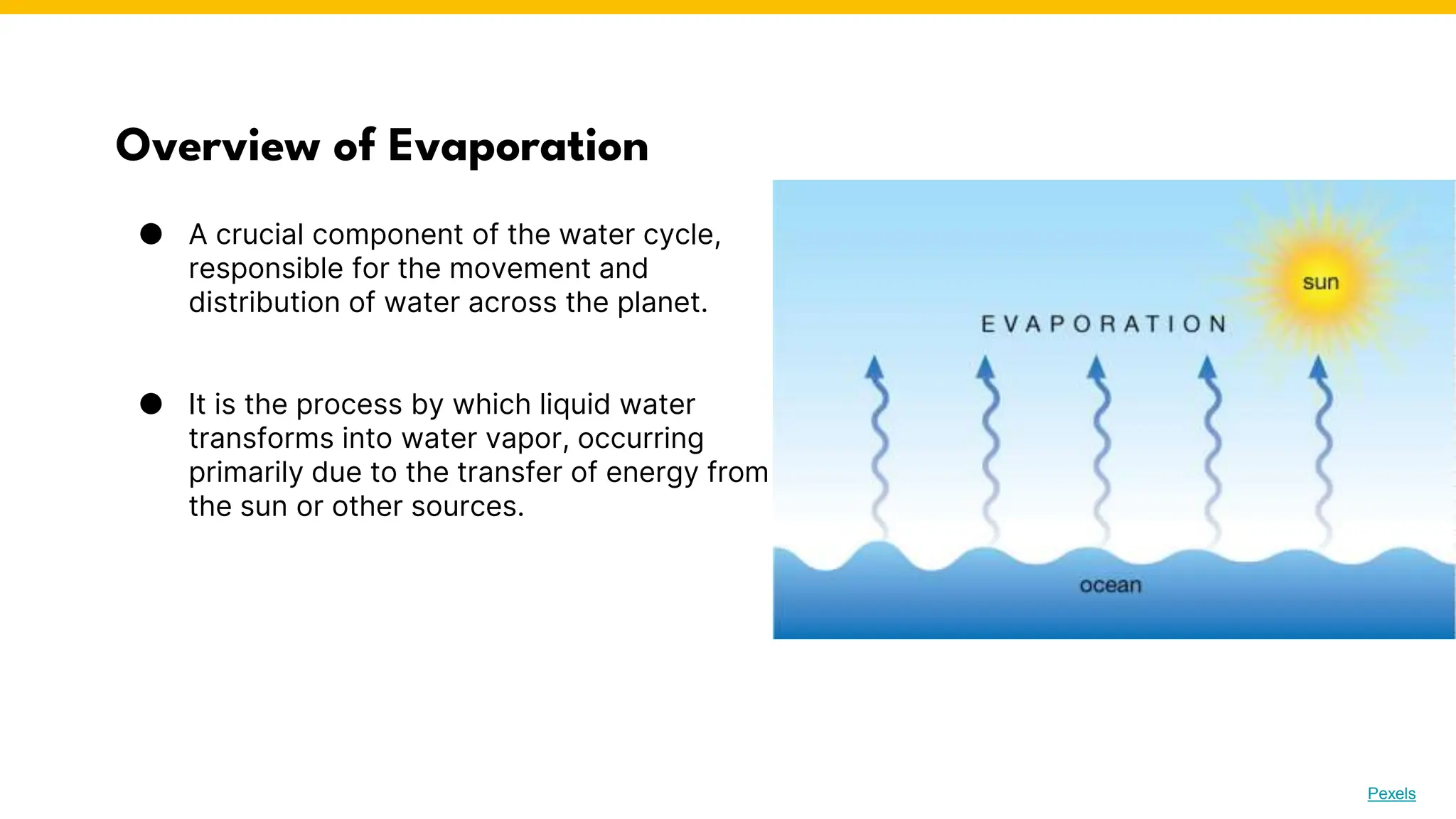 Evaporation: a key component of water cycle | PPTX