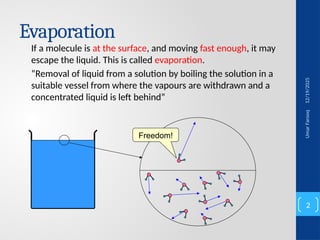 EVAPORATION types mechanism and theory.pptx