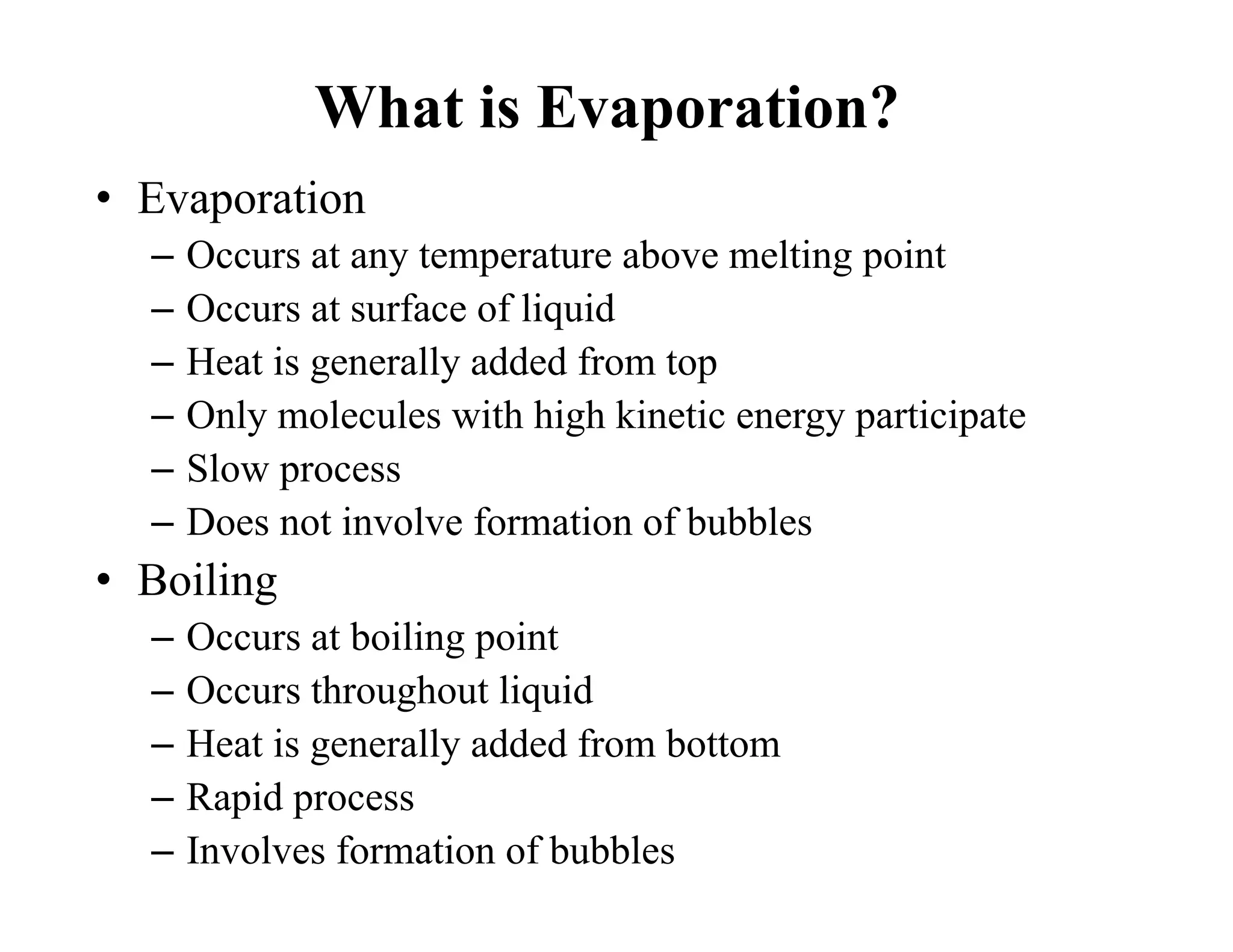 Evaporation ppt | PDF