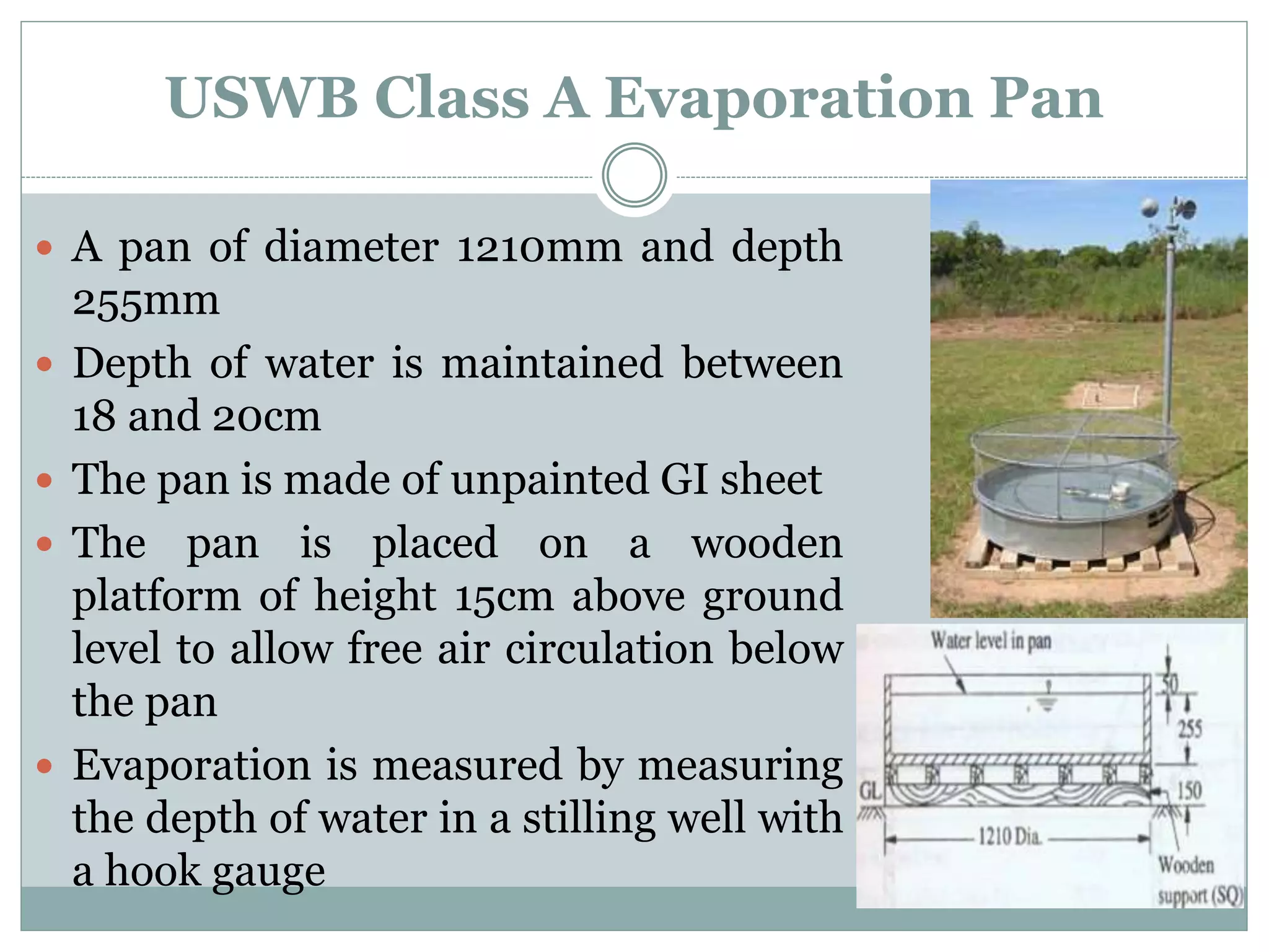 Evaporation and transpiration for hydrology subject | PPTX