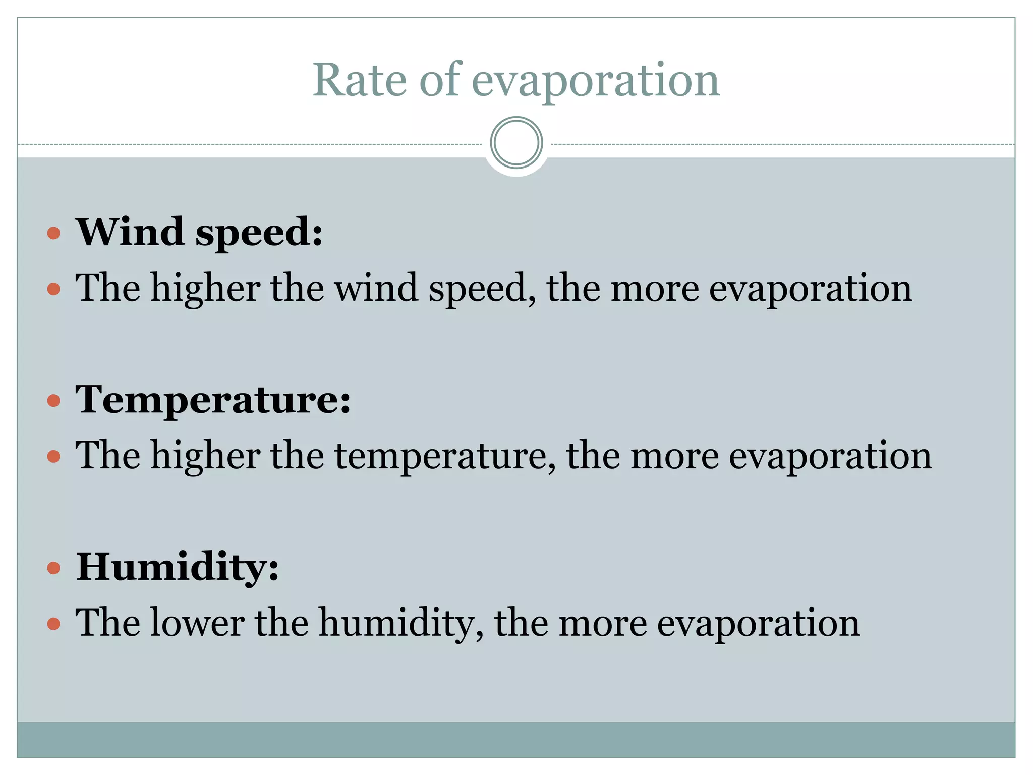 Evaporation and transpiration for hydrology subject | PPTX