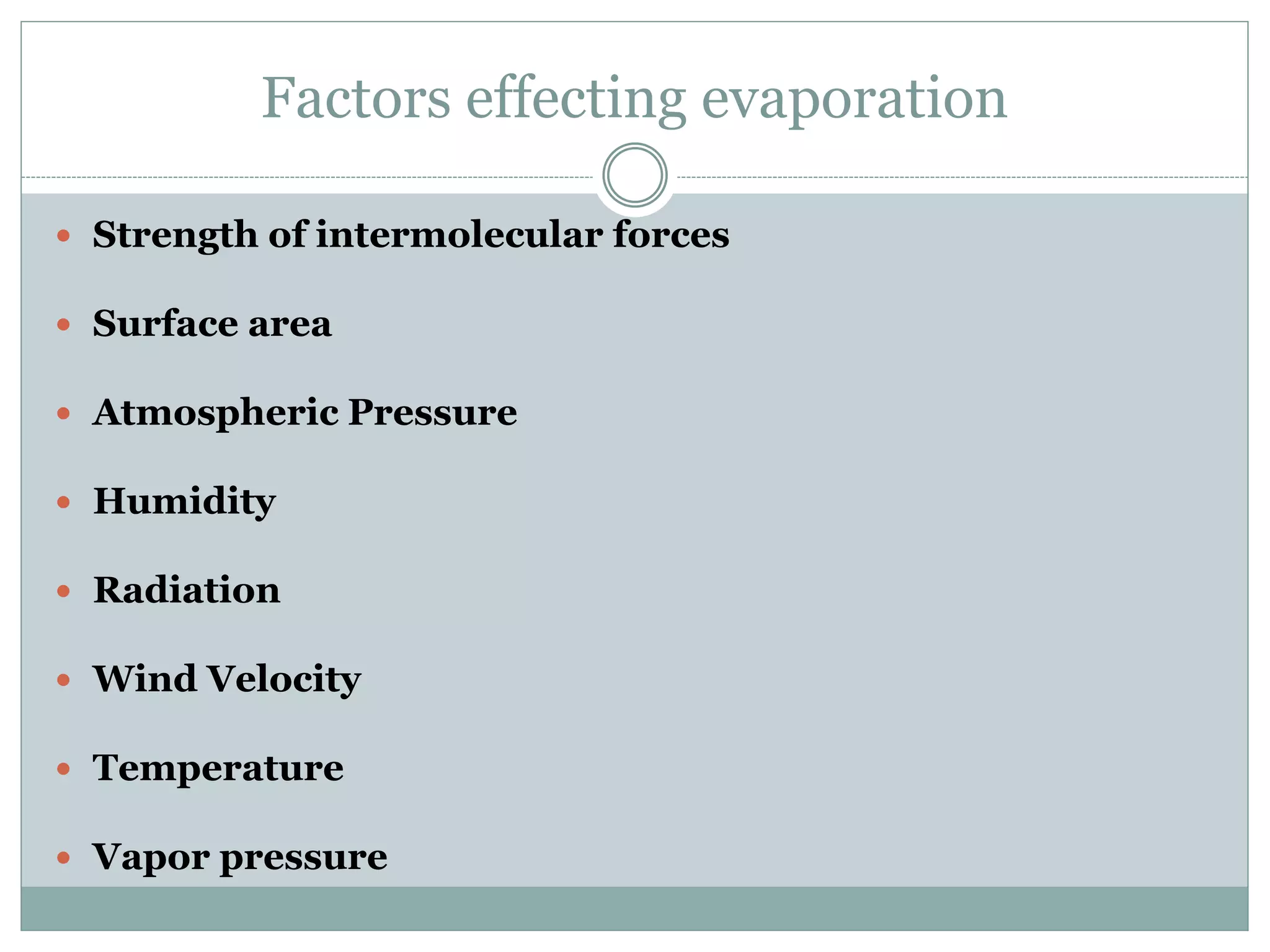 Evaporation and transpiration for hydrology subject | PPTX