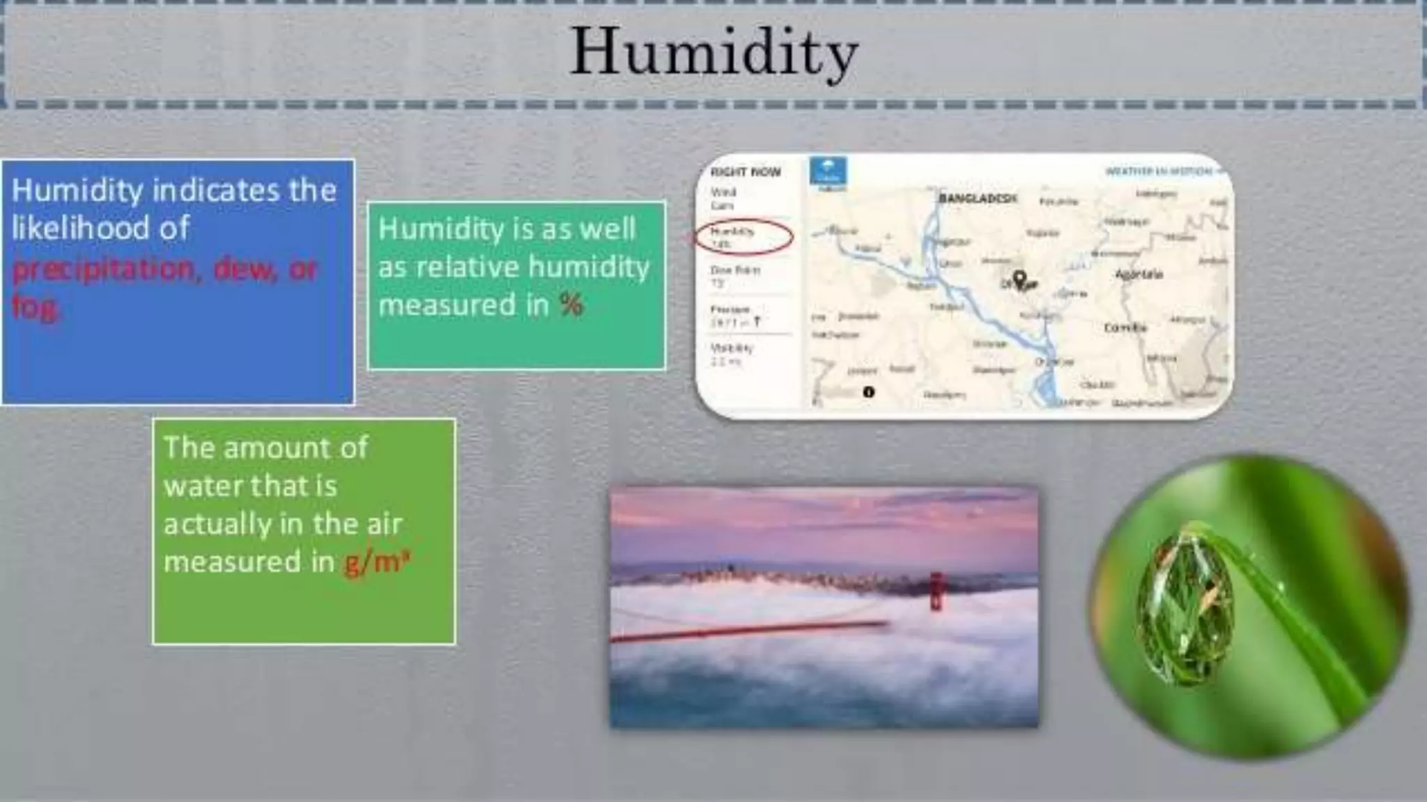 Evaporation, Humidity Measurement and Condensation PPT.pptx