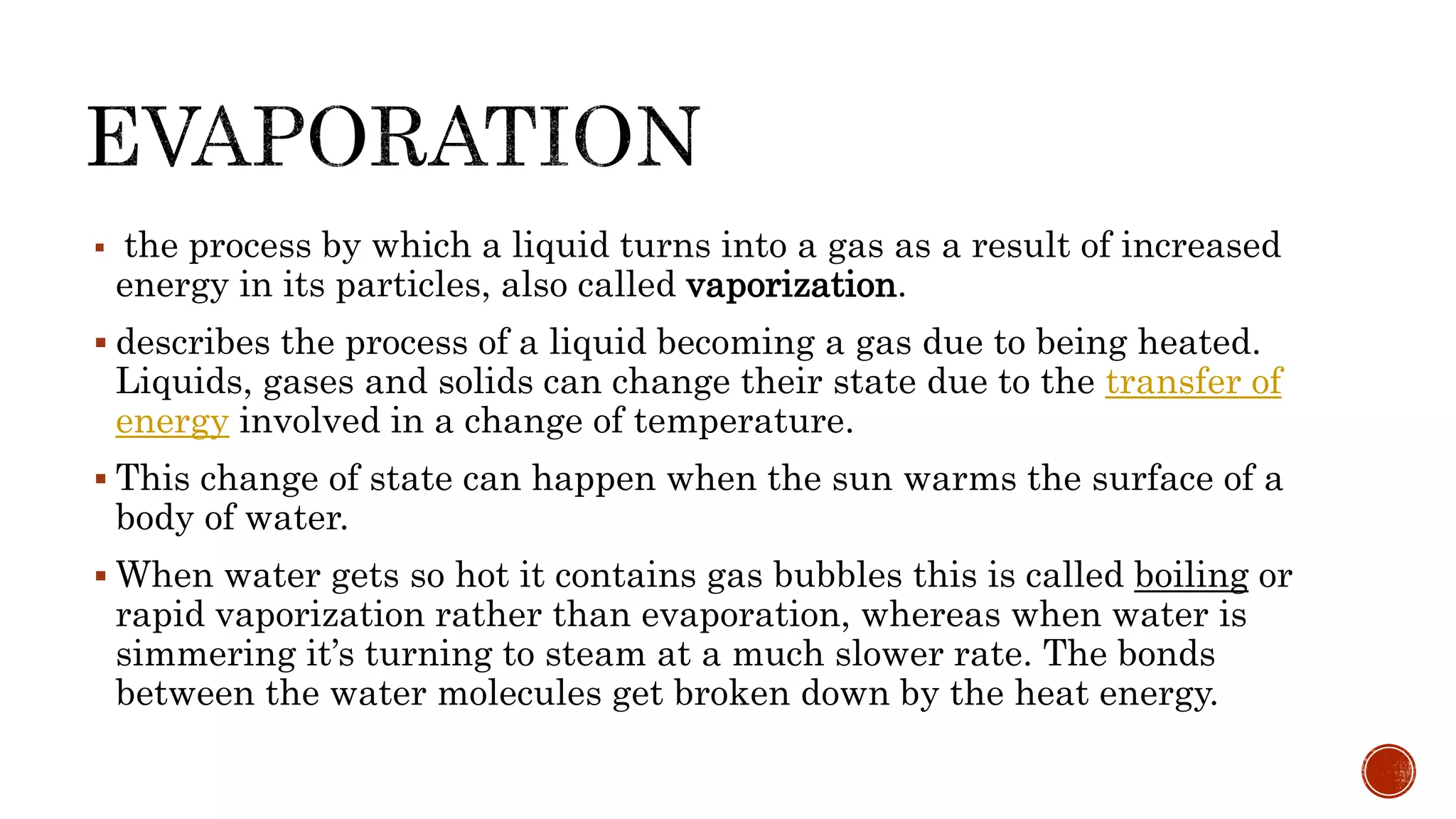 Evaporation, Humidity Measurement and Condensation PPT.pptx